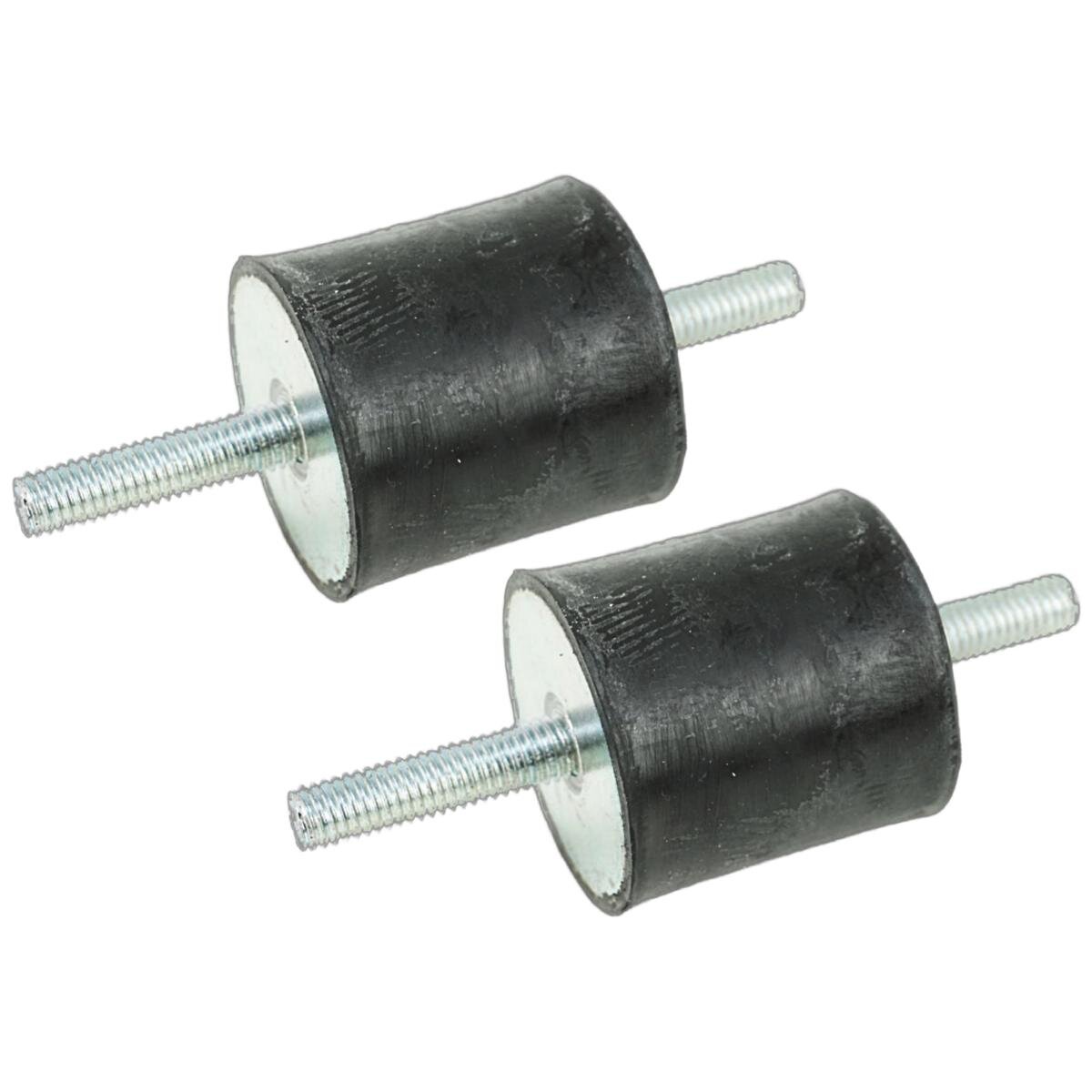 2x rubber bumpers type A Silent vibration damper bumpers 40x40 M8x32 ...
