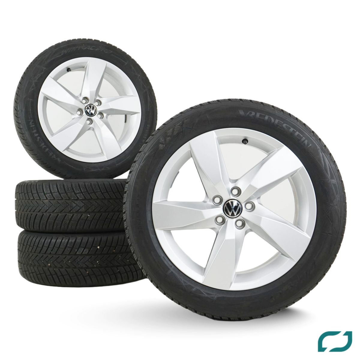 Original VW T-Cross winter wheels winter tires Chesterfield 17 inch 2 ...