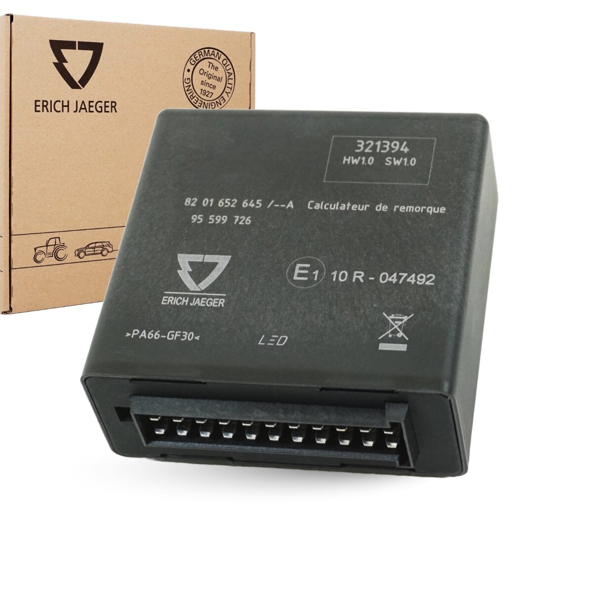 ERICH JAEGER Anhänger Steuergerät LED Trailer Module 321394 HW 1.0 SW ...