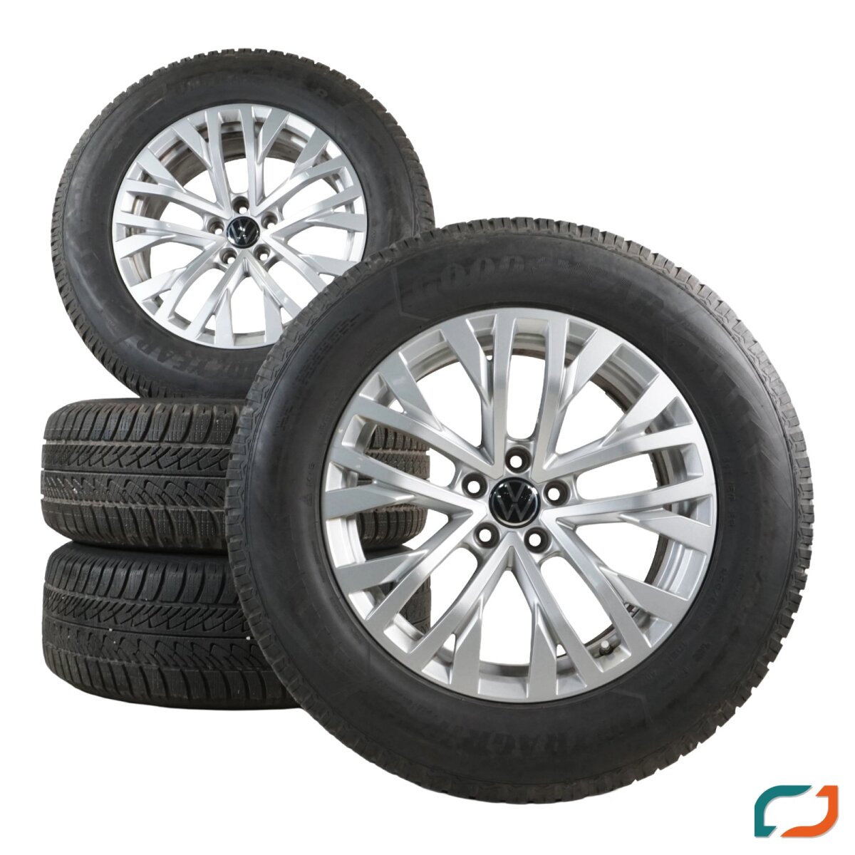 Original VW Touareg III CR Winterräder Winterreifen Cascade 255/60 R1 ...